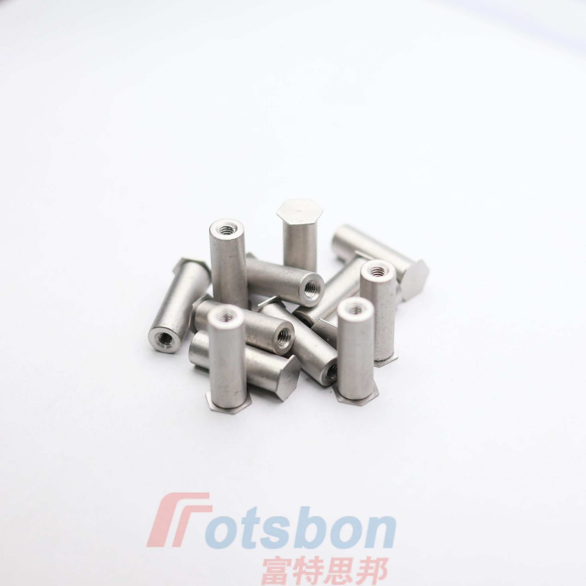 通孔壓鉚螺母柱TSO4-6M25-800不鏽鋼416真空熱處理專壓304板 - 深圳市 - 生產商 - 產品目錄 - 壓鉚螺母|壓鉚螺母柱|