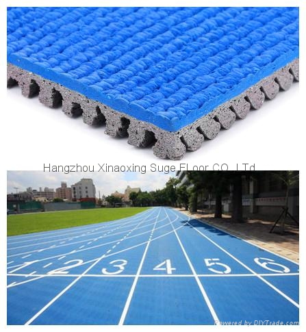IAAF Certified Prefabricated Rubber Running Track Surface - HD-PD ...