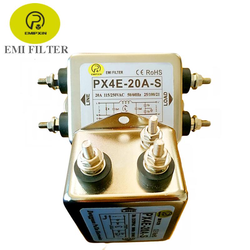 普鑫原厂电源滤波器220V交流单相滤波器 - PX4E-30A-S - 普鑫EMIPXIN (中国 广东省 生产商) - 其它电力、电子 - 电子、电力 产品 「自助贸易」