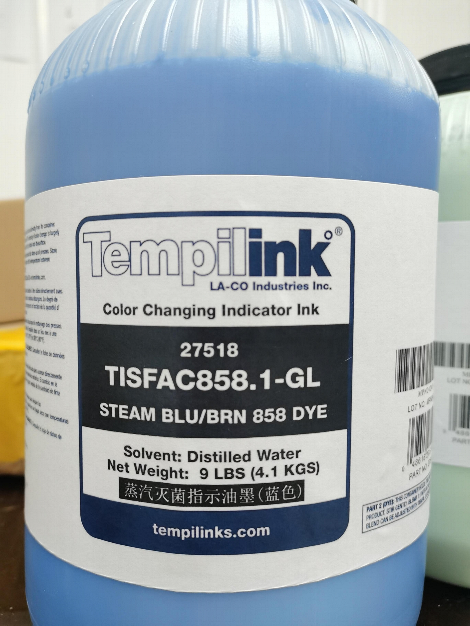 美国原装进口Tempil灭菌变色油墨双组水性858蓝色边棕色 - 上海市 - 贸易商 - 产品目录 - 美国Tempil天宝|日本莱茵国内总