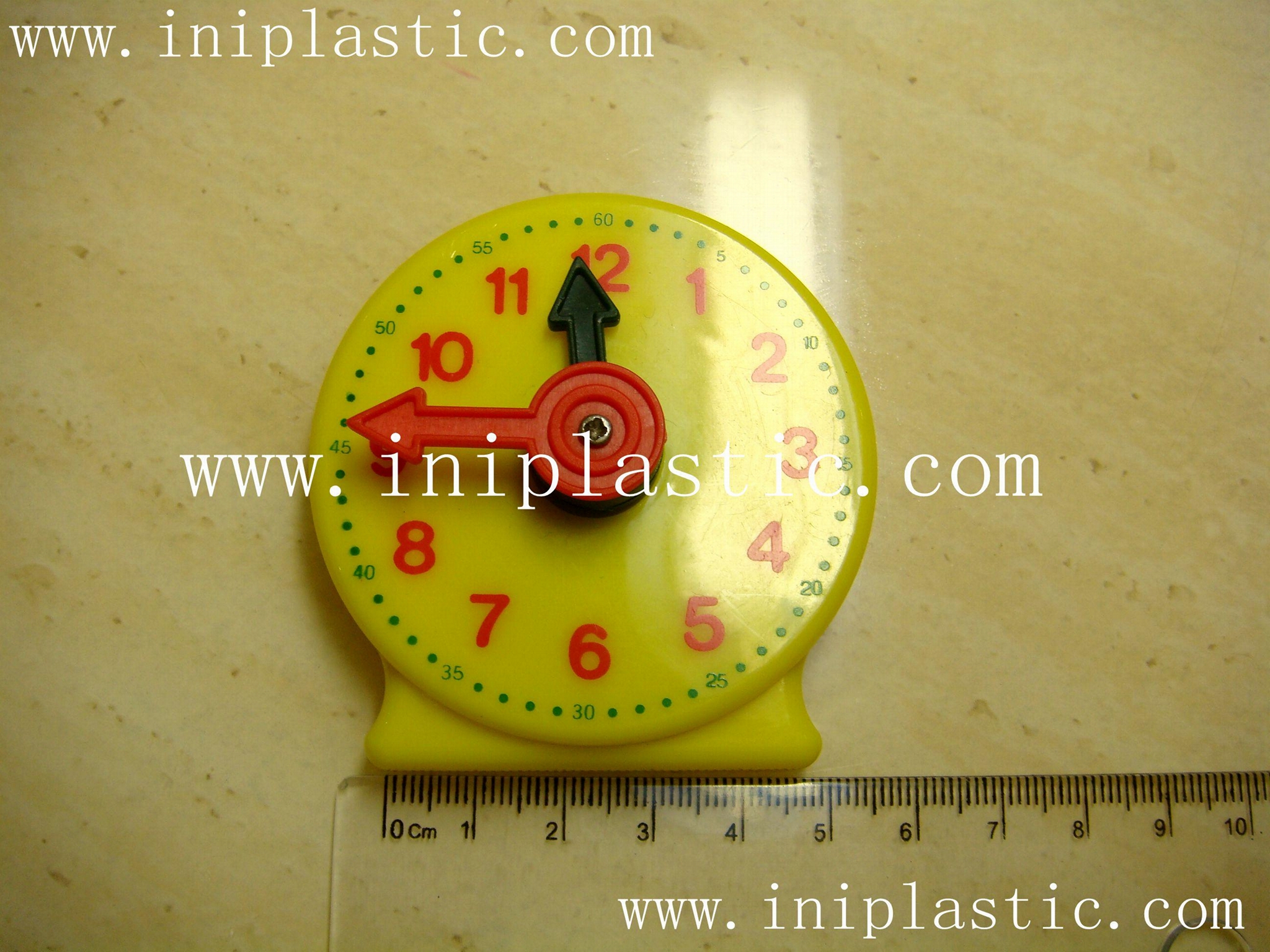 we manufacture plastic learning clock study clock plastic clock geared ...