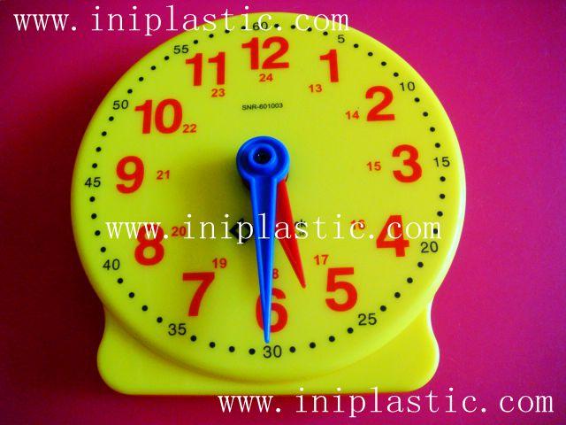 we manufacture plastic learning clock study clock plastic clock geared ...