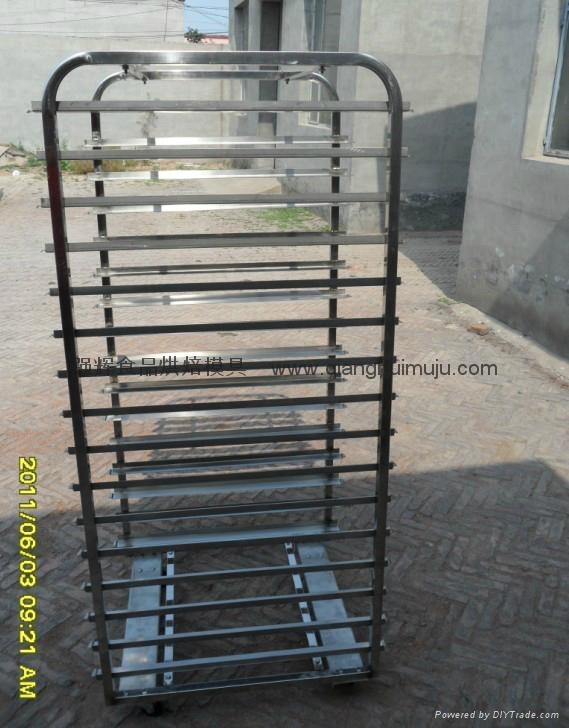 16 layers of stainless steel furnace corner rack car - 830×670×1750mm ...