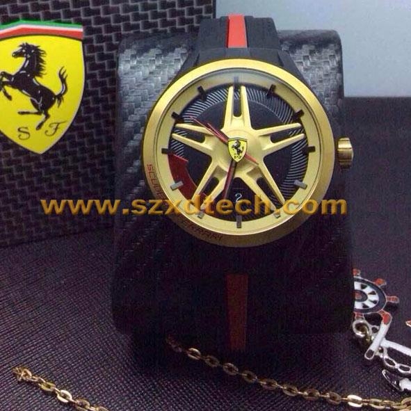 Ferrari Watches, Cool Sports Classic Design Red Yellow Black - XD-W17 ...