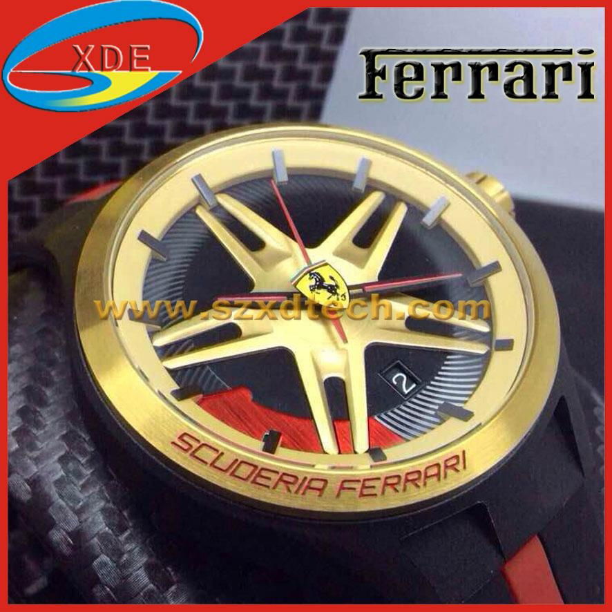 Ferrari Watches Cool Sports Classic Design Red Yellow Black - XD-W17 ...