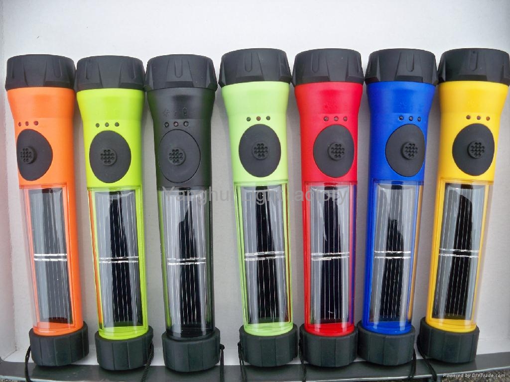 Waterproof solar flashlight - YS2013 - YANGHUI (China Manufacturer ...