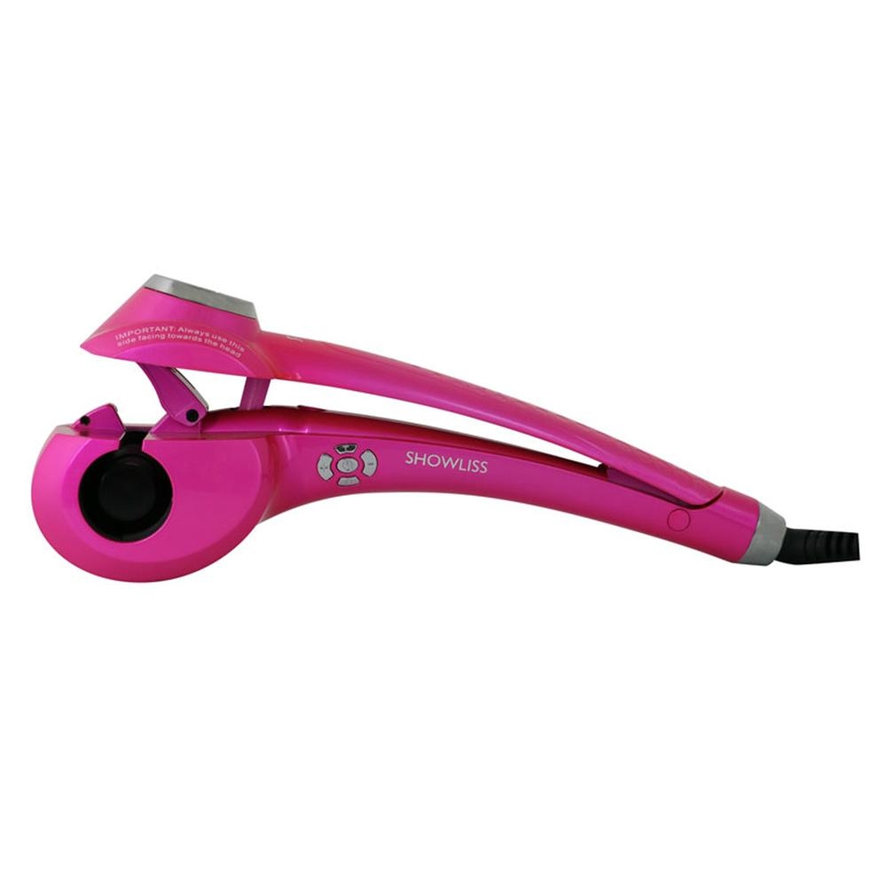 Showliss Brand Pink Color LCD Hair Curler - YK10 (China Manufacturer ...