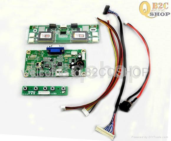 LCD Controller Board DIY Kit RTMC1B(VGA) -Turn a Laptop LCD to a ...